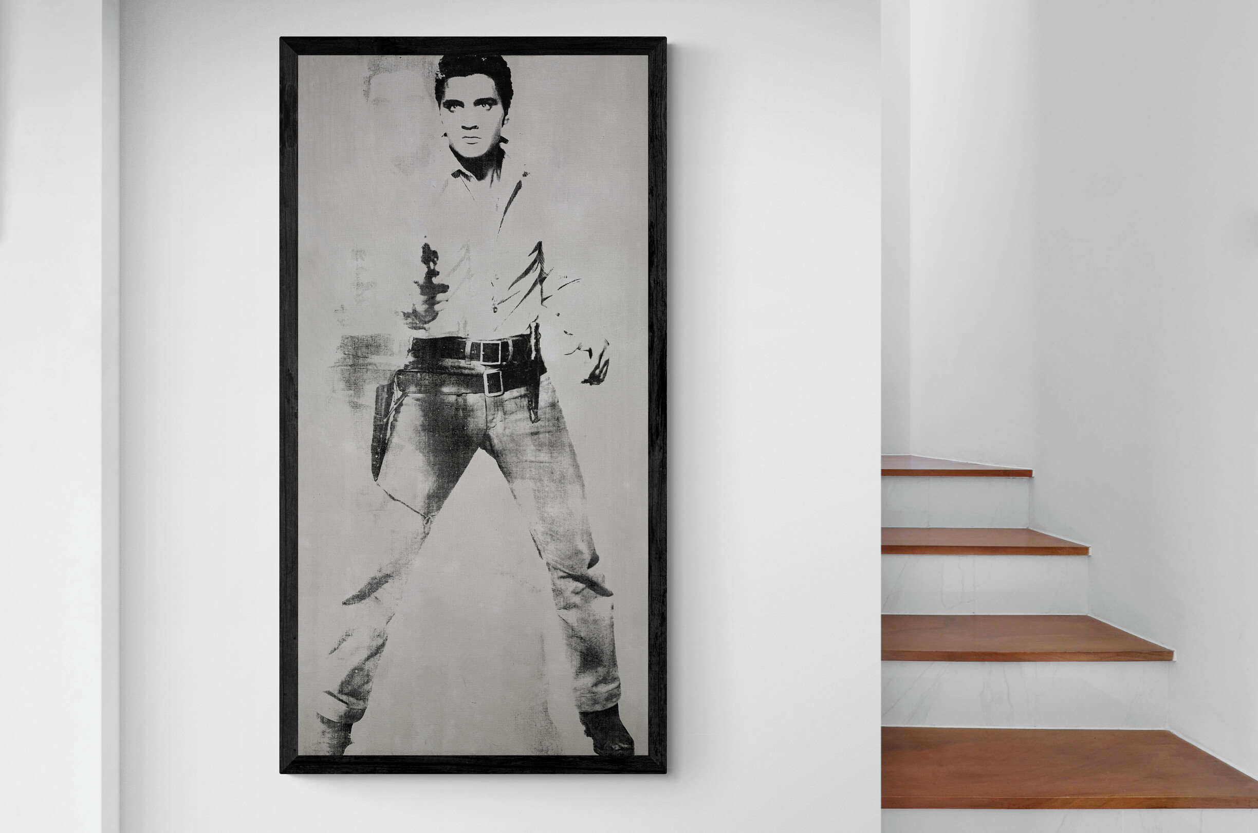 Elvis Panoramic Pop Art Canvas or Print framed /unframed and Mat/no Mat ...