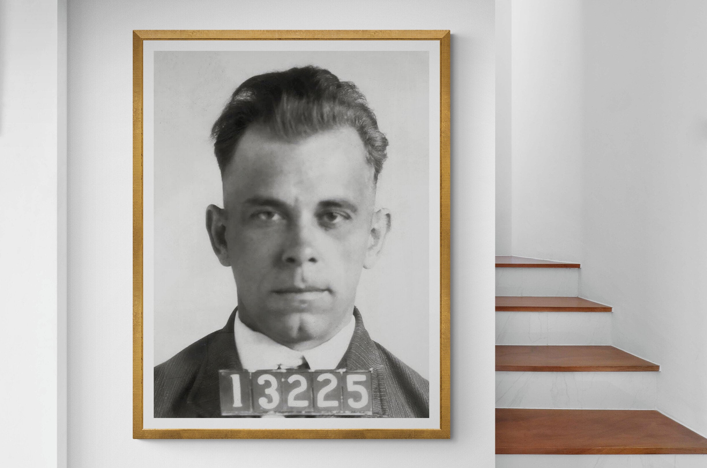 Mug Shot Poster Size Prints of John Dillinger, Large Print or Canvas ...