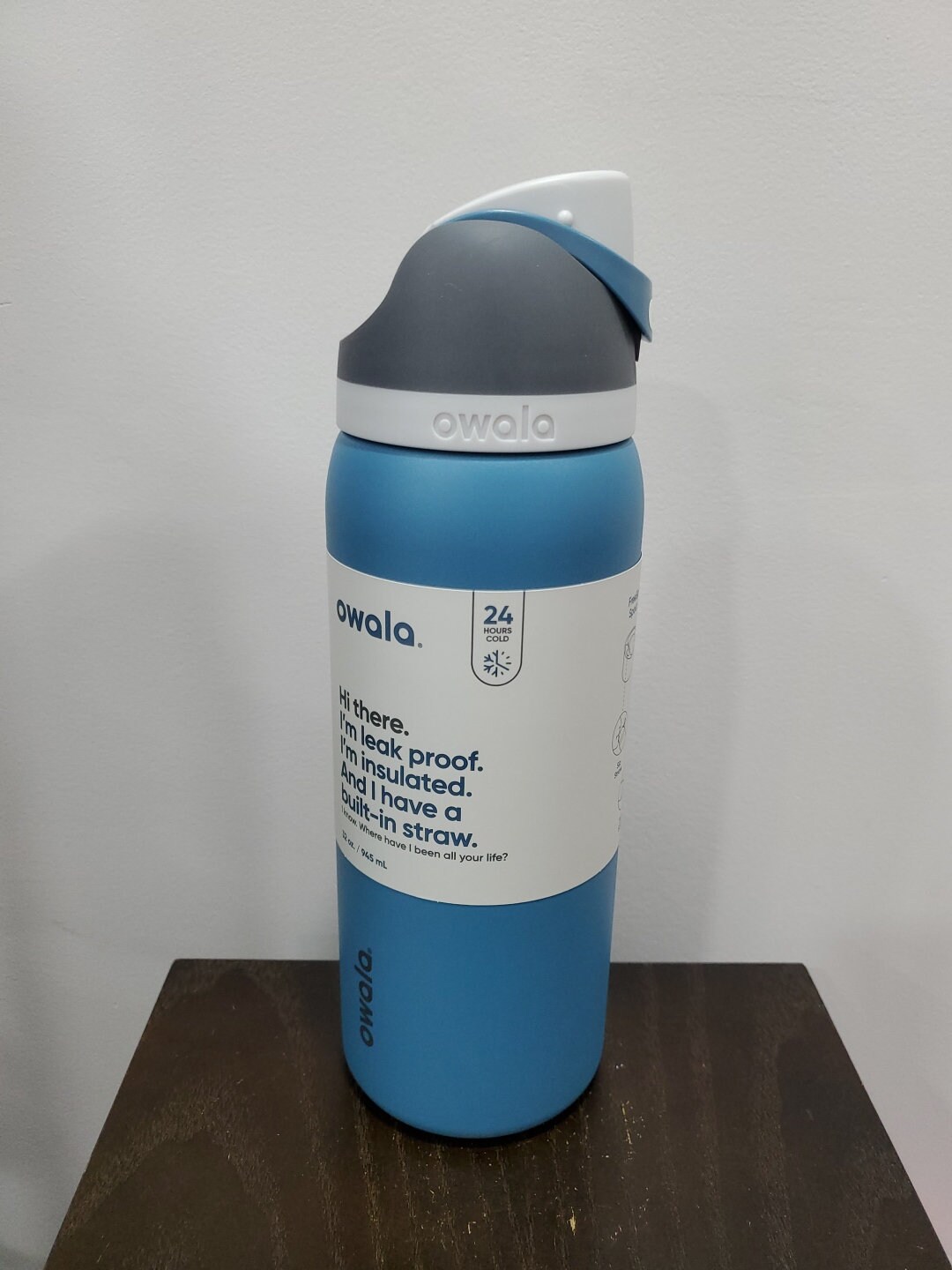 Owala Freesip Stainless Steel Bottle 32oz Color Blue Oasis Etsy