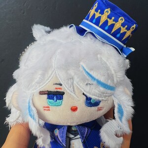 Genshin Impact Furina Plushie Keychain, Cute Handmade Genshin Impact ...