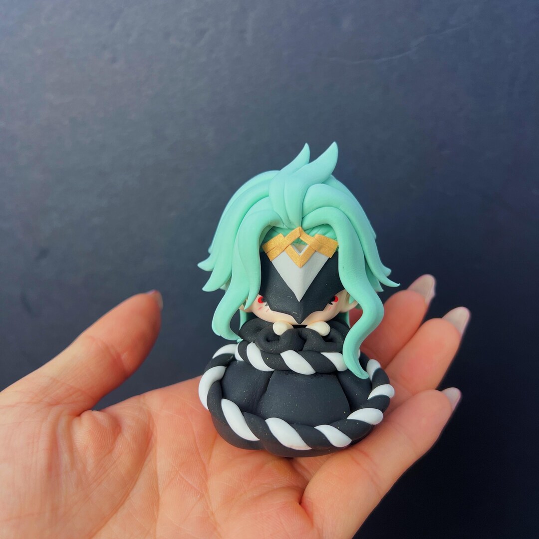 Genshin Impact Handmade Dottore Clay Figurines, Genshin Impact Dottore ...