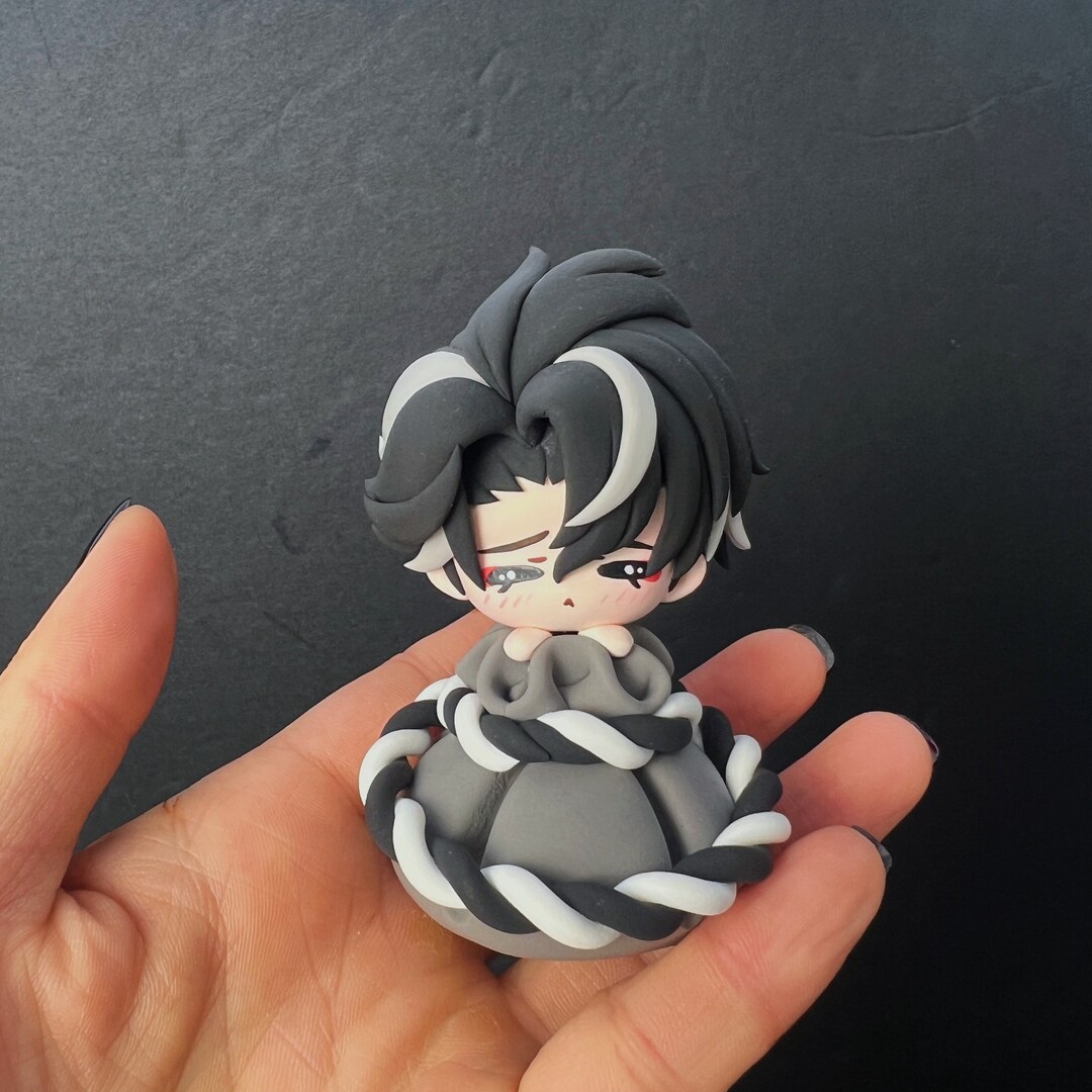 Genshin Impact Handmade Wriothesley Clay Figurines, Genshin Impact ...