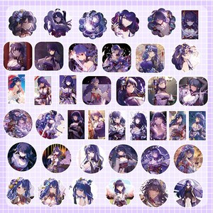 Genshin Impact 120 Assorted Shogun Raiden Sticker Packs, Genshin Impact ...