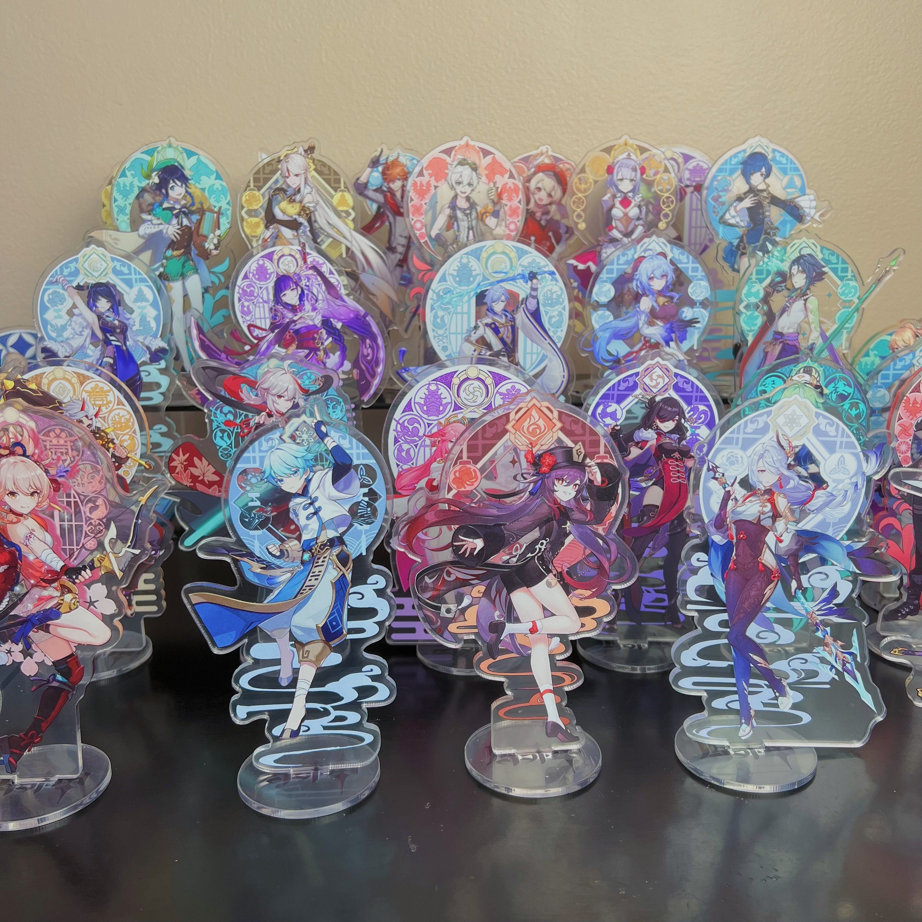 Genshin Impact Standee Genshin Impact 6in Character Acrylic - Etsy UK