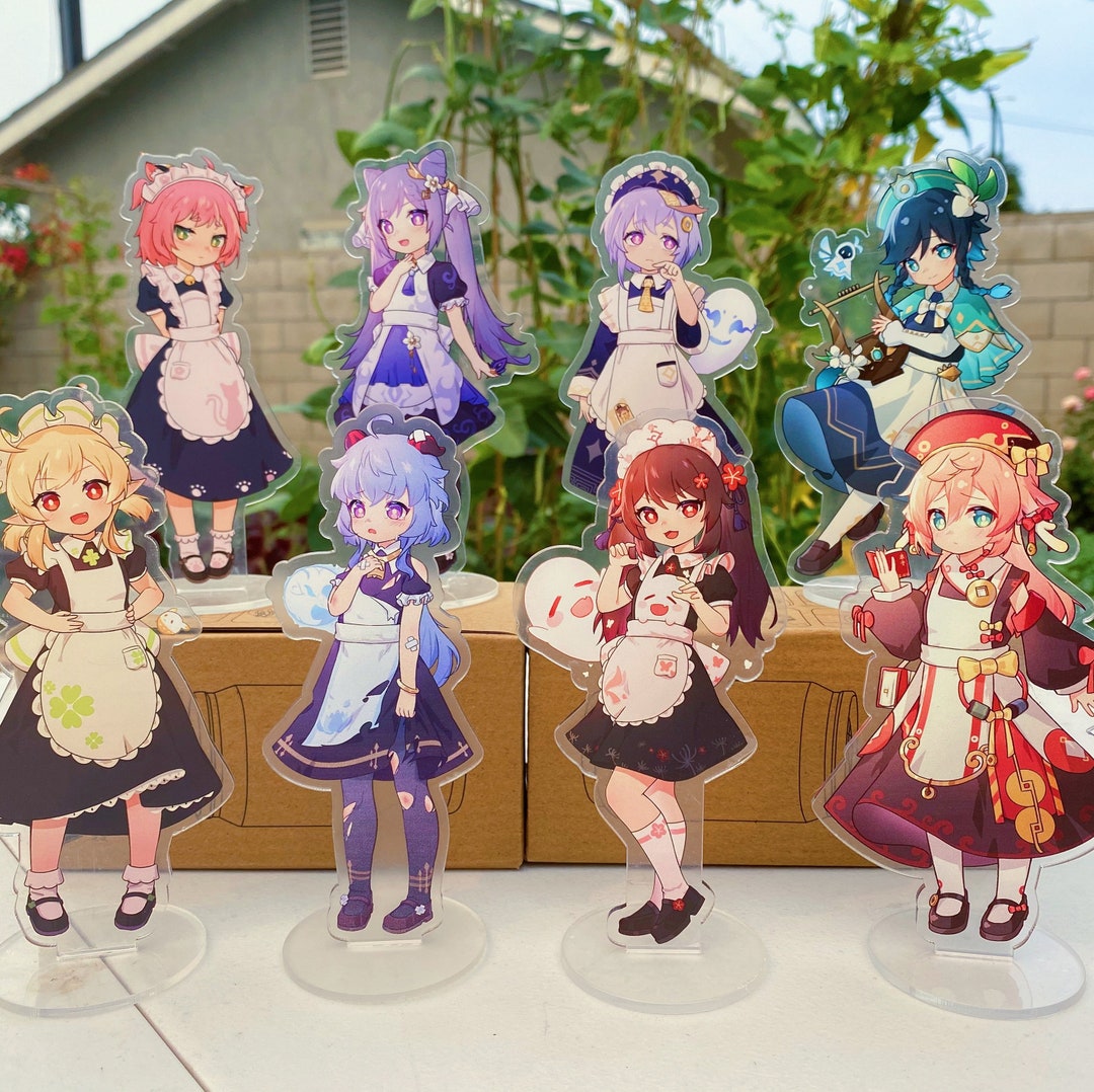 Genshin Impact Chibi Acrylic Stands, Genshin Impact Cute Standee ...