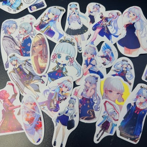 Genshin Impact 120 Assorted Ayaka Sticker Packs, Genshin Impact Ayaka ...