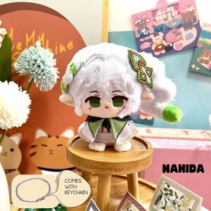Genshin Impact Handmade Nahida Plushies Keychain, Super Cute Genshin Impact Nahida Doll, Nahida ...