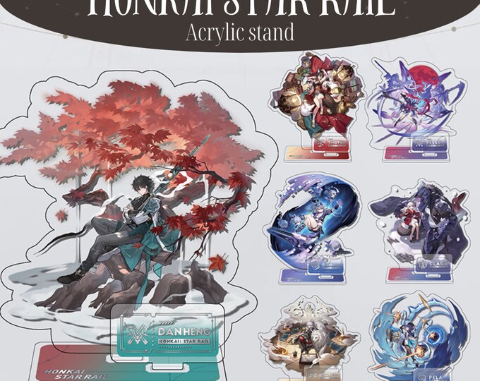 Honkai: Star Rail Acrylic Standees of All Charactors, Star Rail ...