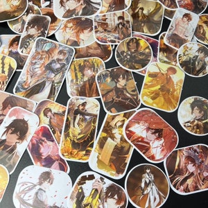 Genshin Impact 120 Assorted Zhongli Sticker Packs, Genshin Impact ...