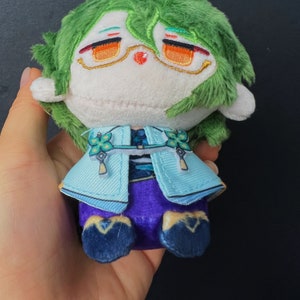 Genshin Impact Handmade Baizhu Plushies Keychain, Super Cute Genshin ...