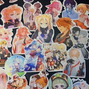 Genshin Impact 120 Assorted Sticker, Genshin Impact Character Stickers ...