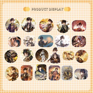 Genshin Impact 120 Assorted Zhongli Sticker Packs, Genshin Impact ...