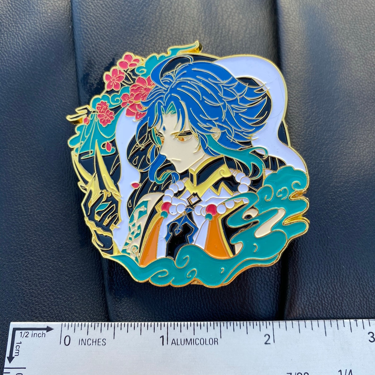 Genshin Impact Enamel Pin Genshin Impact Large Enamel Pins Etsy