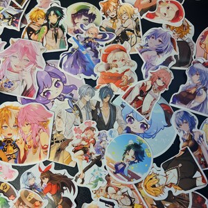 Genshin Impact 120 Assorted Sticker, Genshin Impact Character Stickers ...