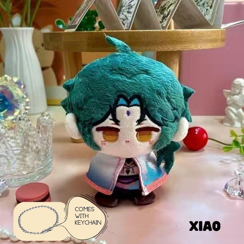 Genshin Impact Handmade Xiao Plushies Keychain Super Cute - Etsy