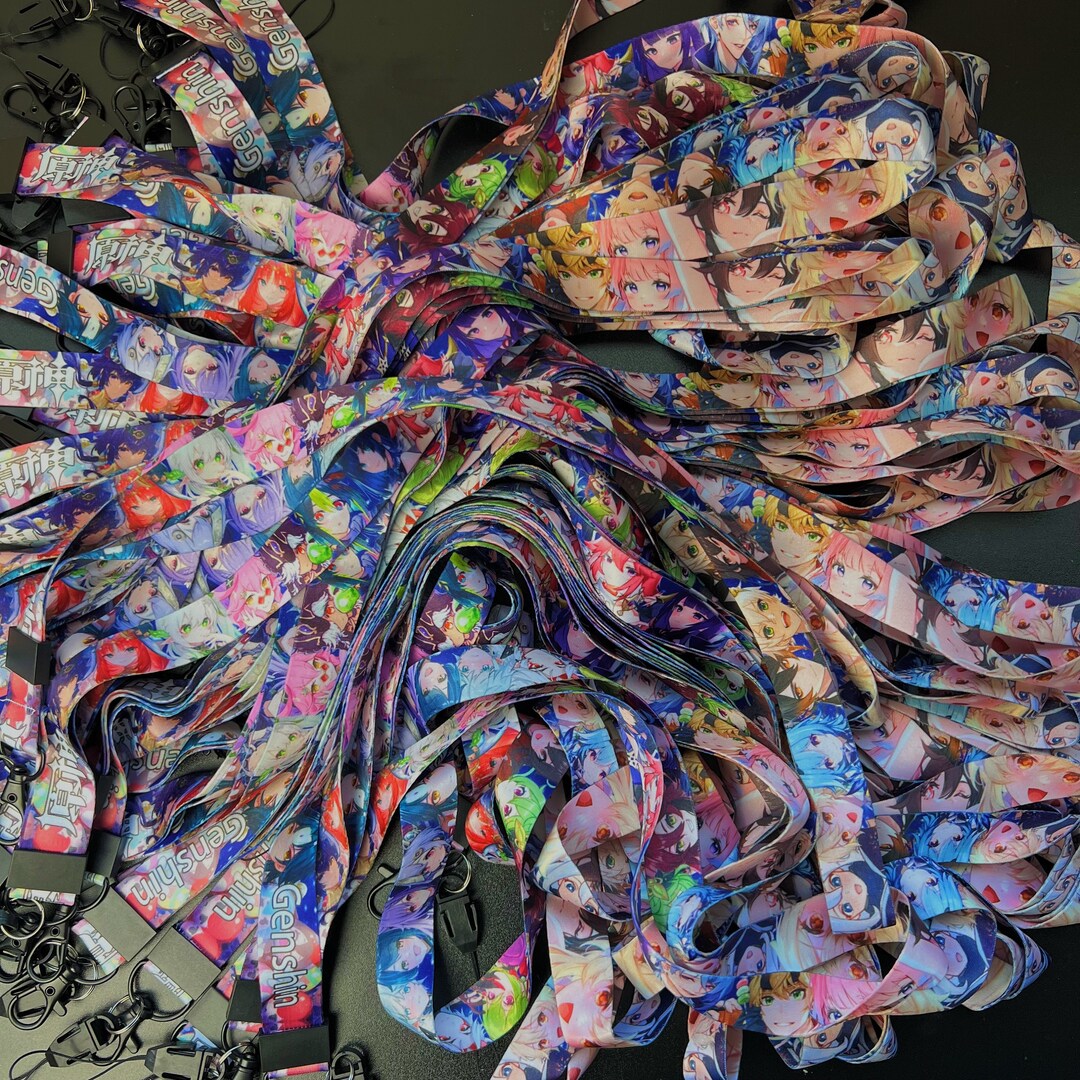 Genshin Impact Lanyards, Genshin Impact Double Sided Multi-character ...