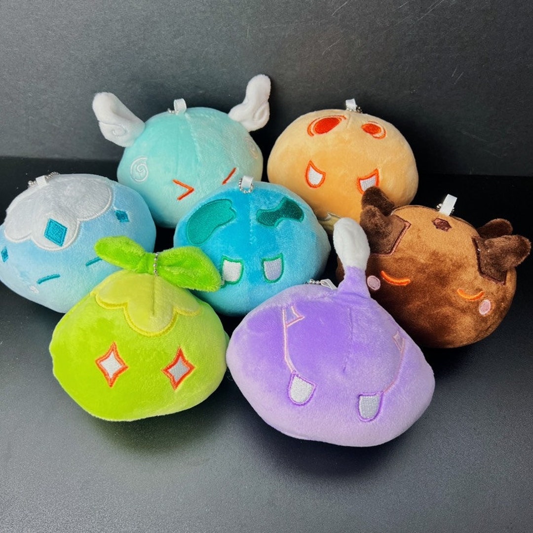 Genshin Impact Squishy Slime Plushies, Genshin Impact Elemental Slime ...