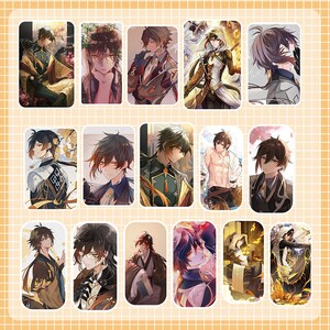Genshin Impact 120 Assorted Zhongli Sticker Packs, Genshin Impact ...
