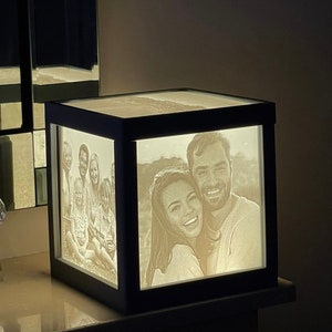 Memory Box | Handmade Custom Photo Light Box | Personalised Photo Lamp ...