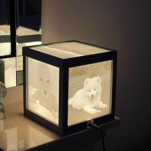 Memory Box | Handmade Custom Photo Light Box | Personalised Photo Lamp ...