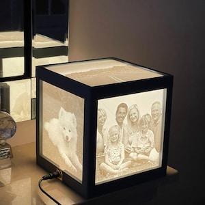 Memory Box | Handmade Custom Photo Light Box | Personalised Photo Lamp ...