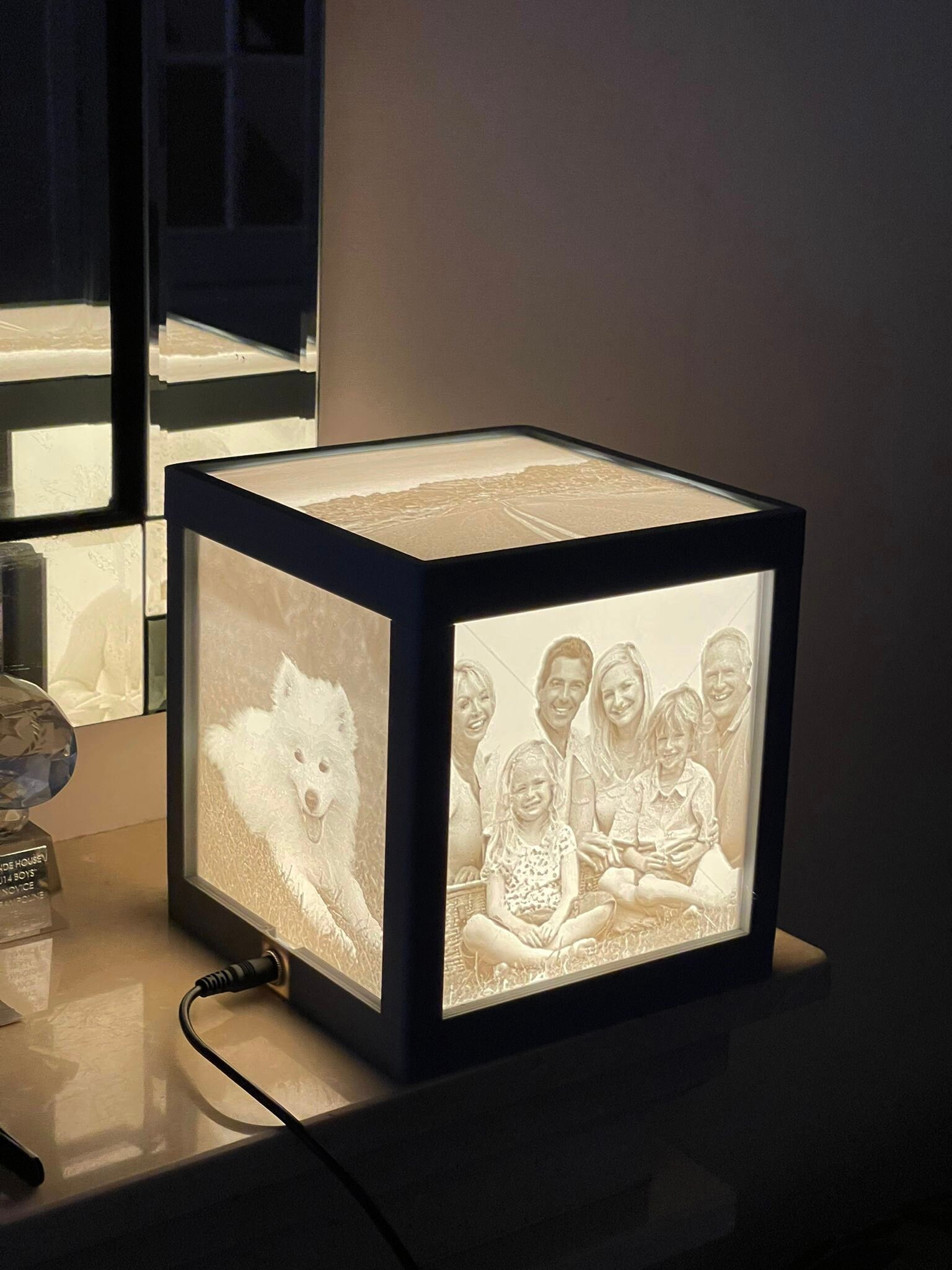 Memory Box | Handmade Custom Photo Light Box | Personalised Photo Lamp ...