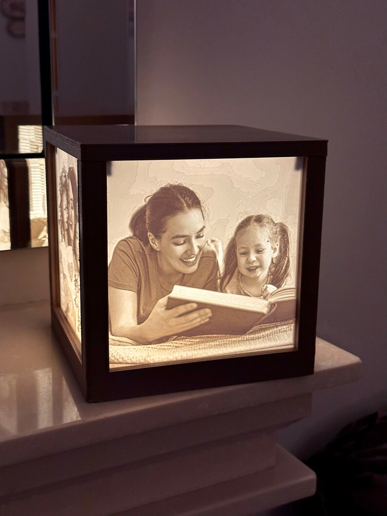 Memory Box | Handmade Custom Photo Light Box | Personalised Photo Lamp ...