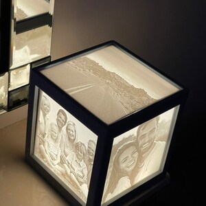 Memory Box | Handmade Custom Photo Light Box | Personalised Photo Lamp ...