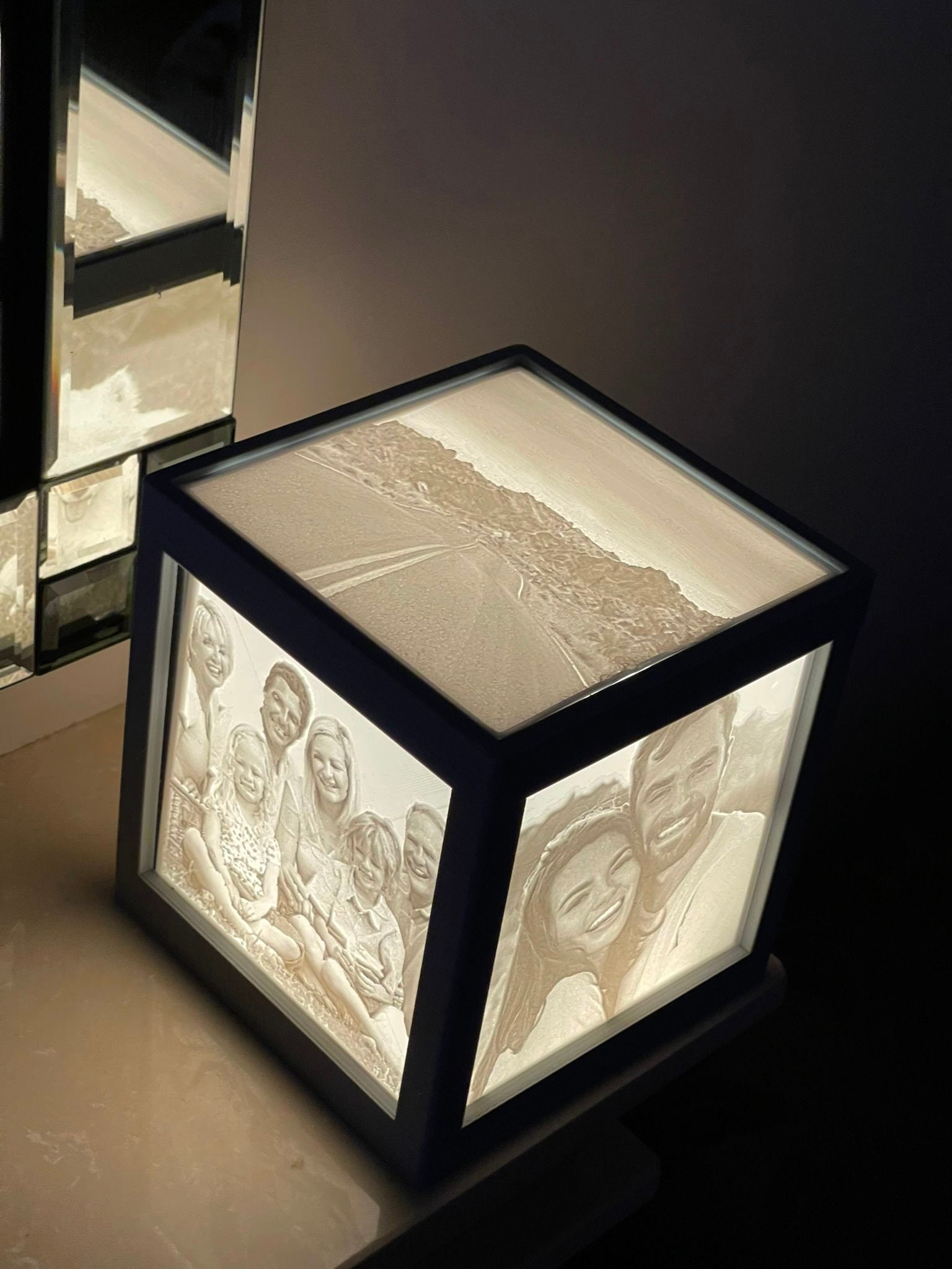 Memory Box | Handmade Custom Photo Light Box | Personalised Photo Lamp ...