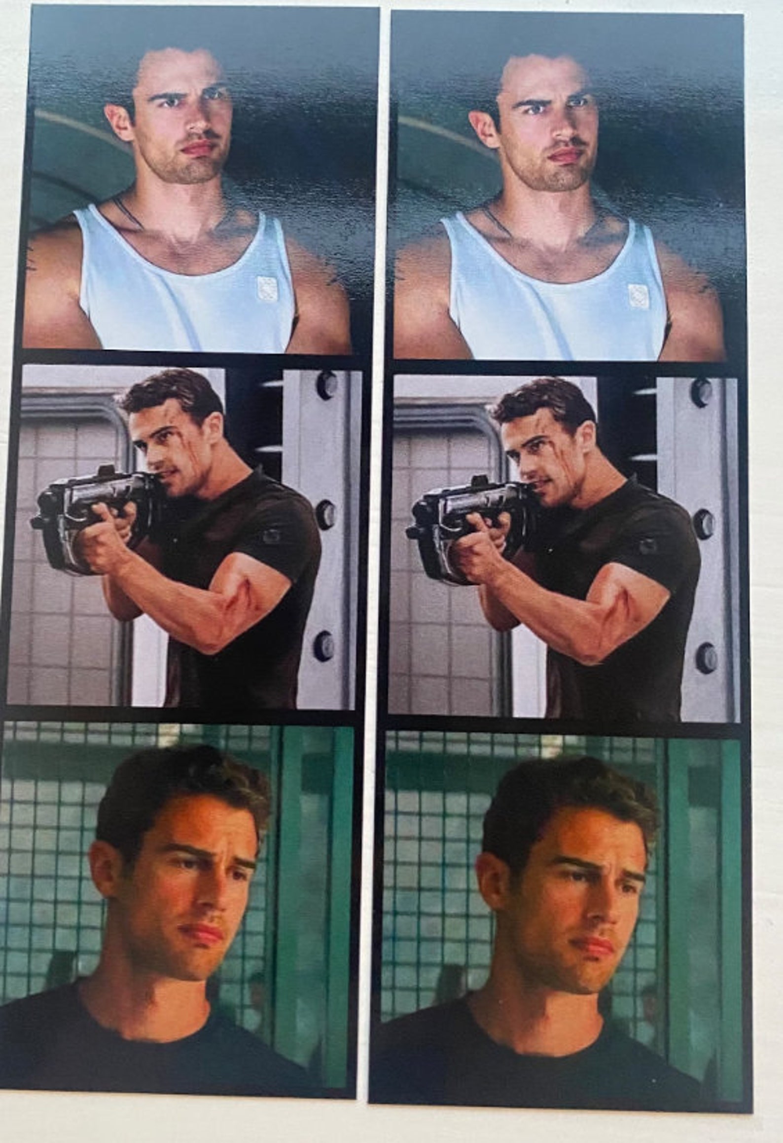 Printable Theo James Four Bookmark / Divergent Movie Themed - Etsy