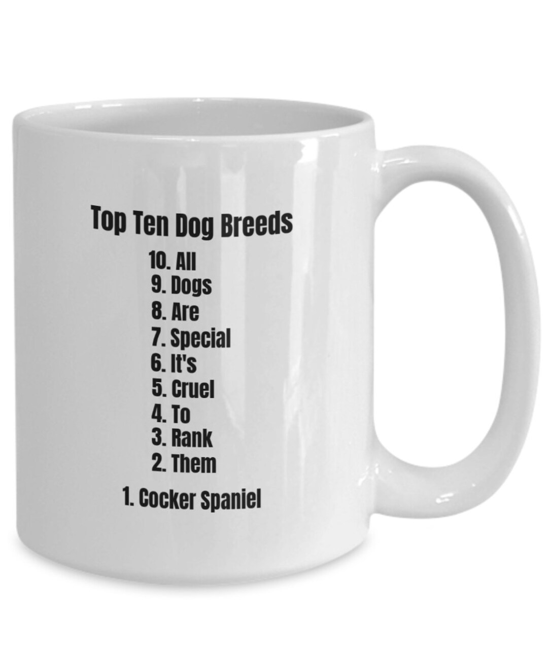 Cocker Spaniel, Cocker Spaniel Gifts, Service Dog, Custom Dog Mug, Dog ...