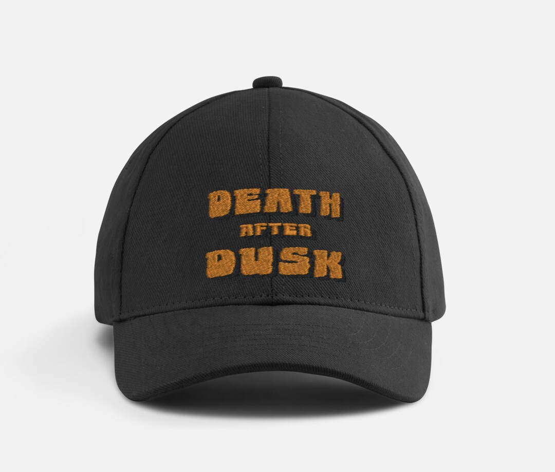 Death After Dusk Embroidered Cap - Etsy