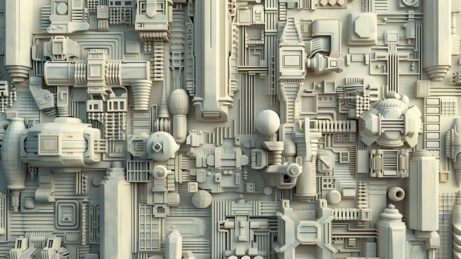 Greeble Goodness Digital Wallpaper Pack - Etsy