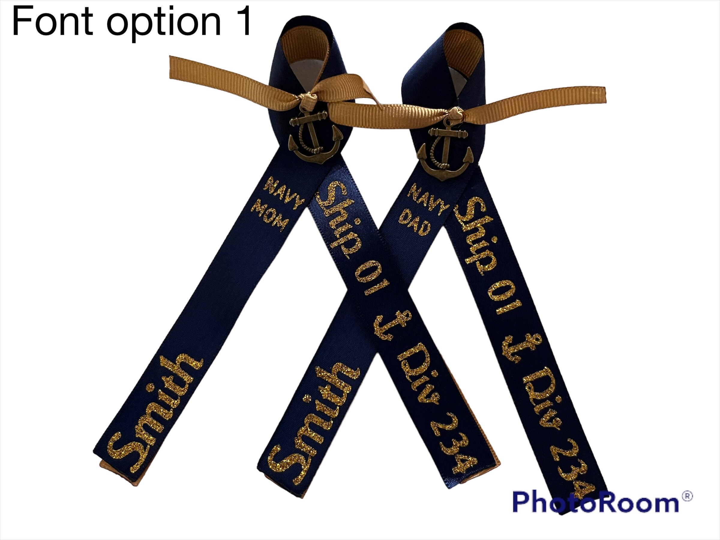 Two US Navy PIR Ribbons (2+ per Order), Navy Bootcamp Graduation, US ...