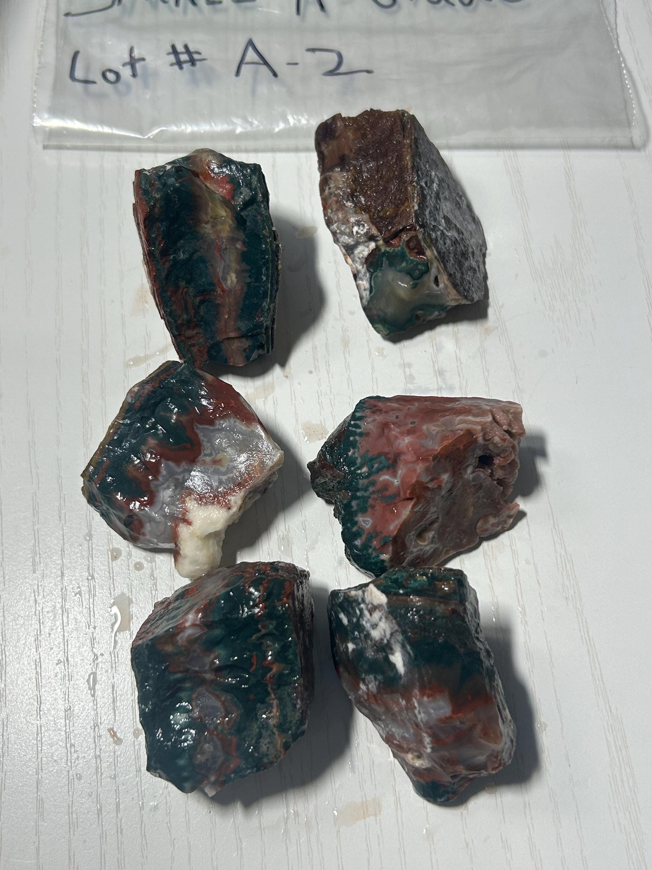 Idaho Sunset Jasper 470 Grams Individual Lot Lapidary Rough Cutting ...