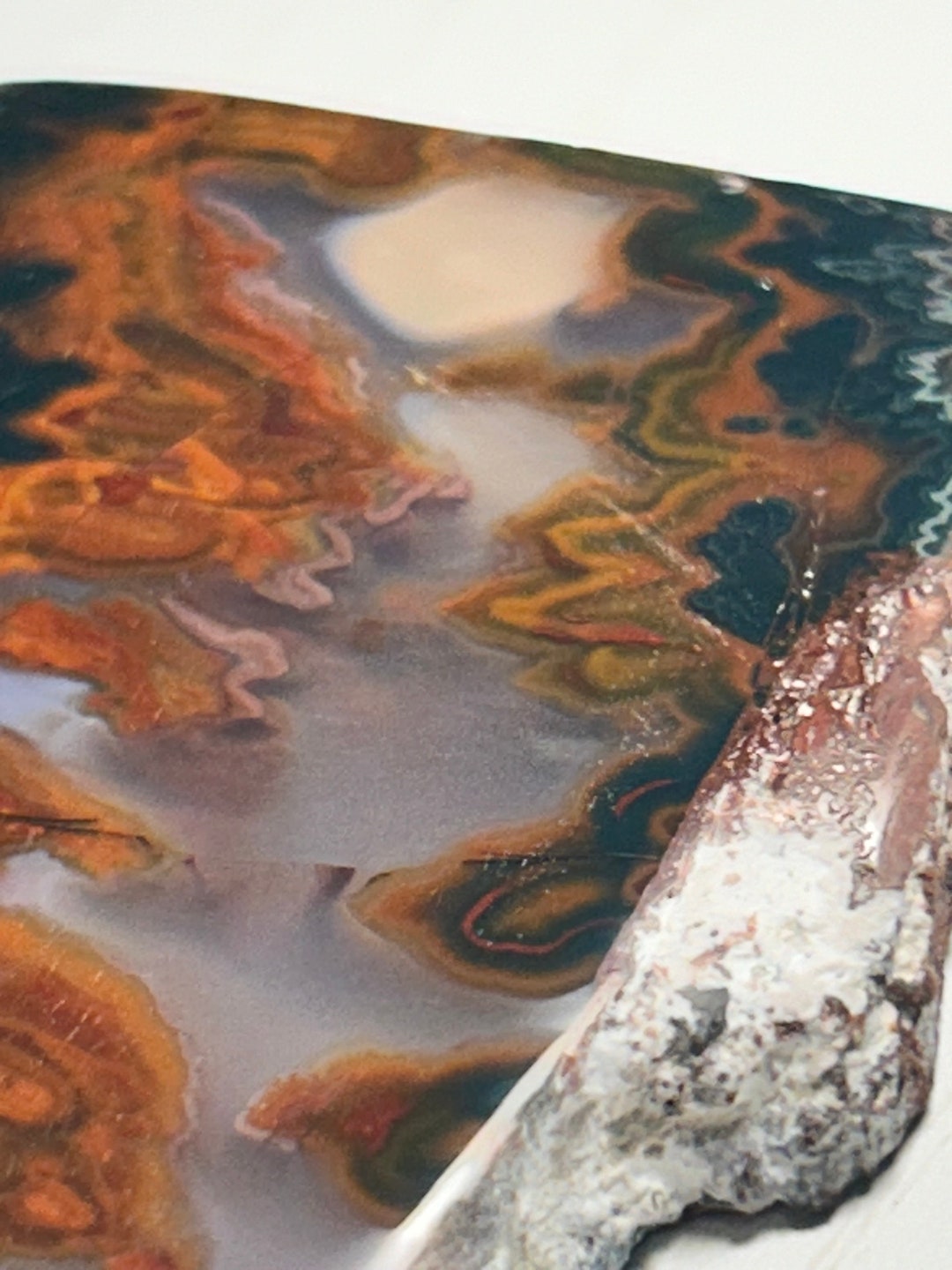 Idaho Sunset Jasper Slab 37 Grams Lapidary Rough Display Specimen - Etsy