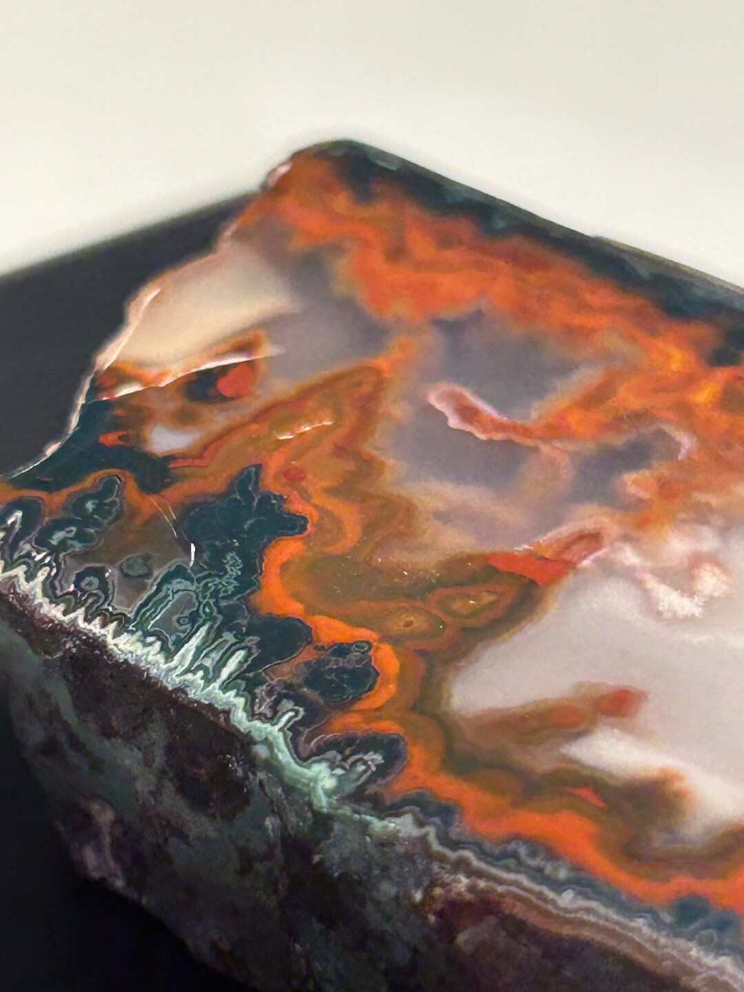 Idaho Sunset Jasper 80 Grams Fully Polished Lapidary Rough Display ...