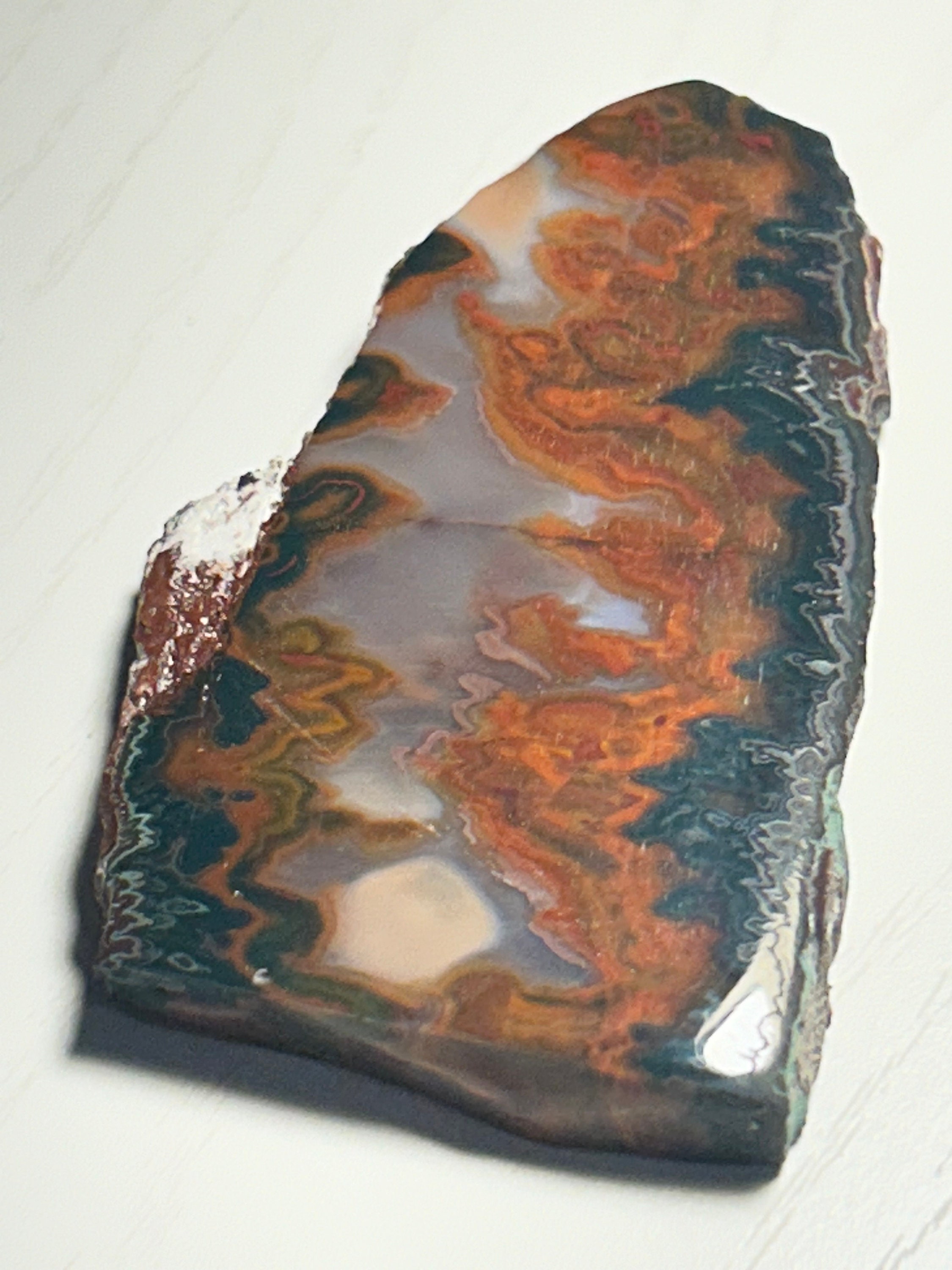 Idaho Sunset Jasper Slab 37 Grams Lapidary Rough Display Specimen - Etsy