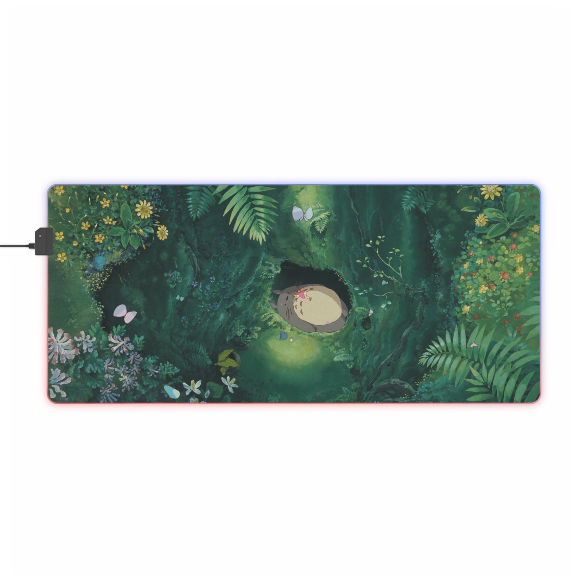 Totoro RGB LED Gaming Mouse Pad | Japanese, Gift Decor Accessories ...