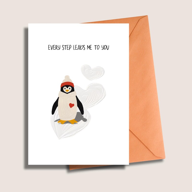 Penguin Love - Etsy
