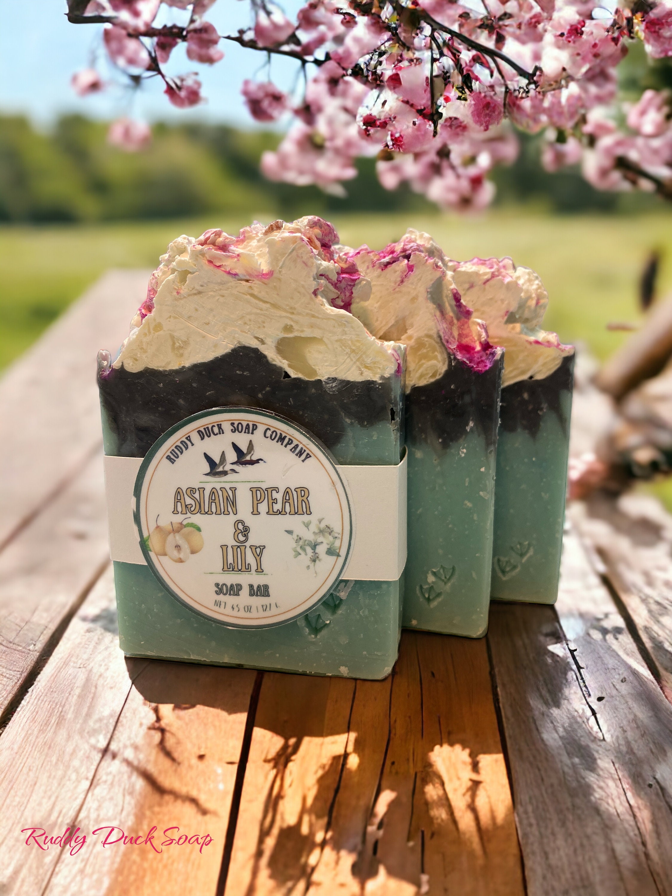 Asian Pear & Lily Handmade Soap Bar - Etsy