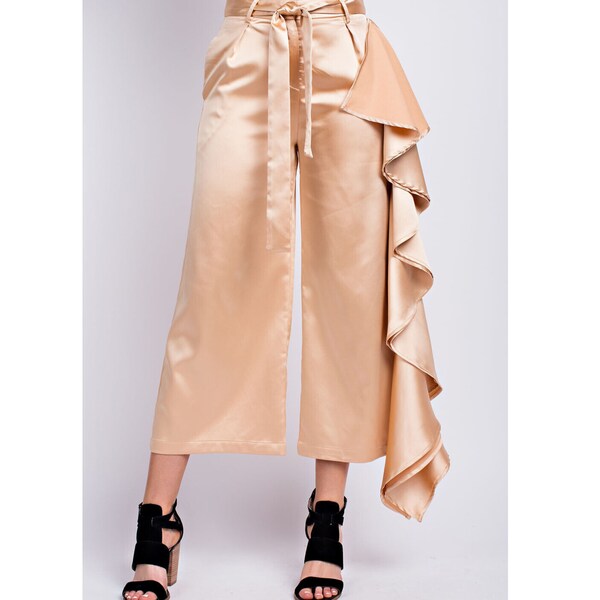 Womens Ruffle Pants - Etsy