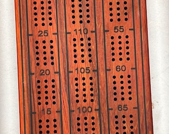 Cribbage Board With Numbers - Etsy
