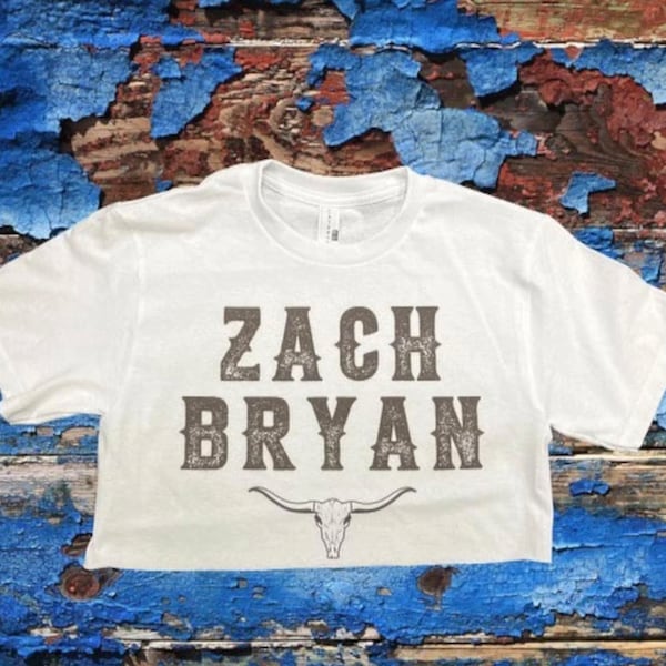 Zach Bryan Cropped Shirt - Etsy