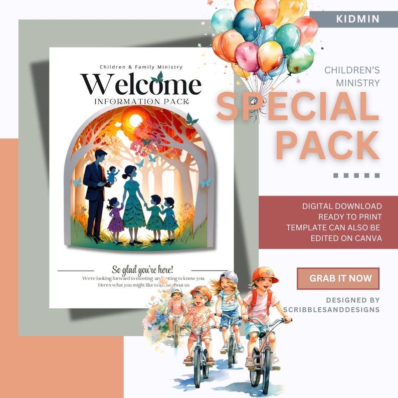 Welcome Pack for Children’s Ministry - Etsy