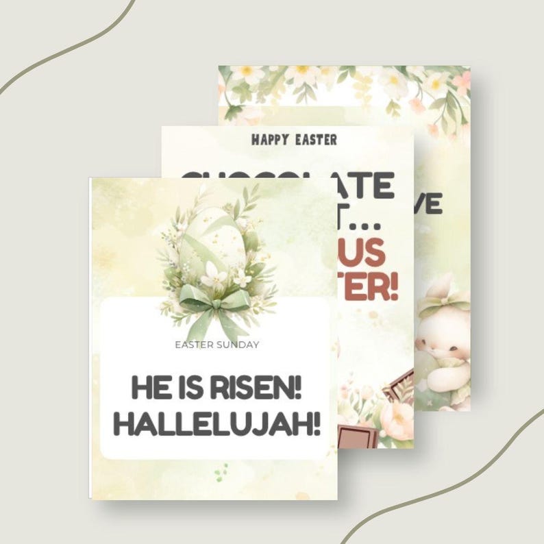 Celebrate Easter With Joy: Printable Easter Sunday Posters! - Etsy