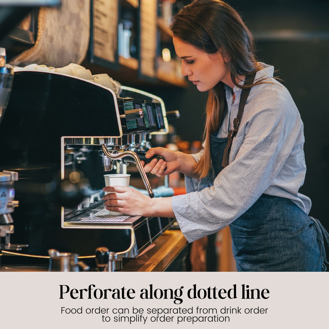 Simple Cafe Order Form - Etsy