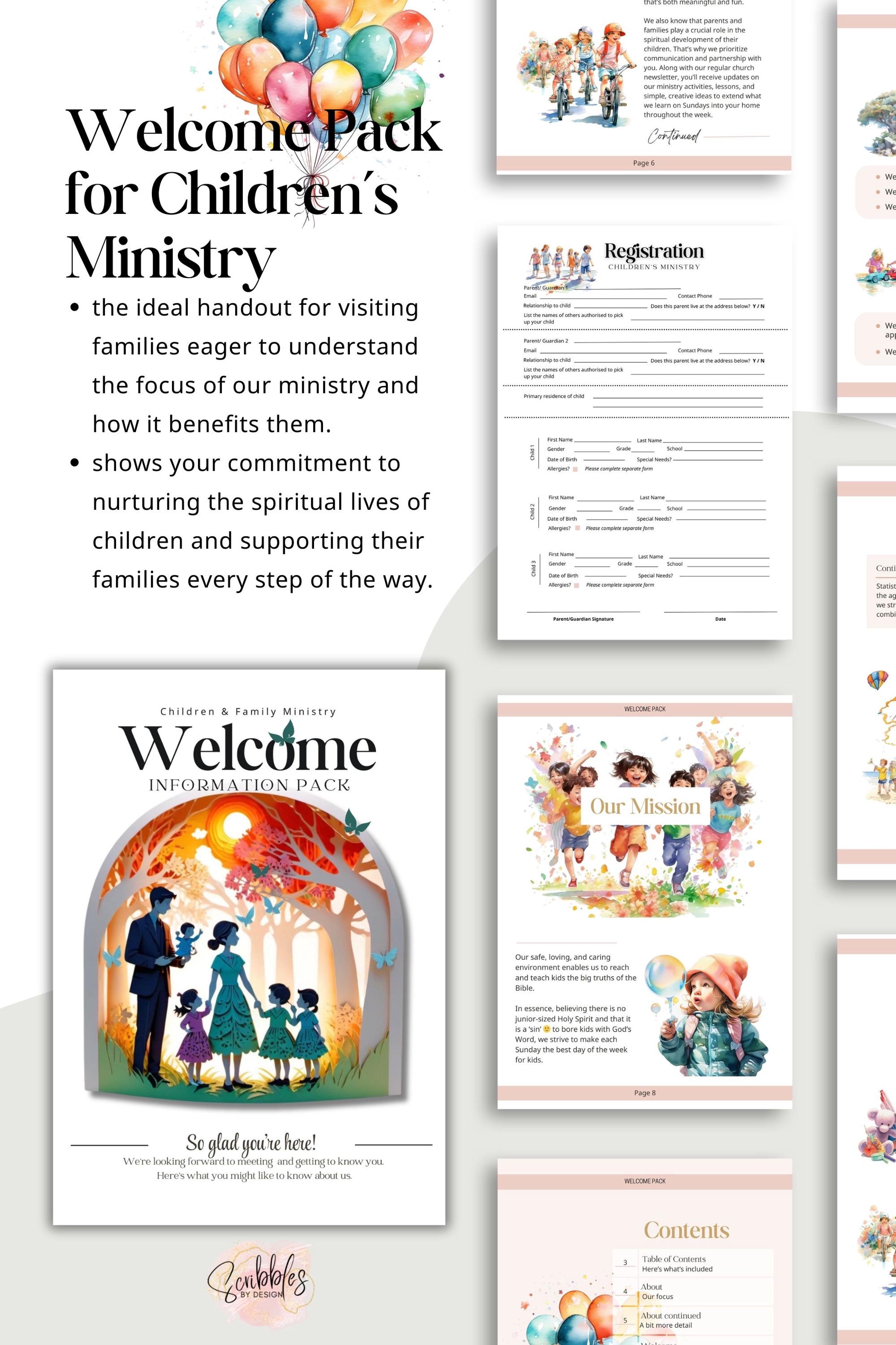 Welcome Pack for Childrens Ministry - Etsy