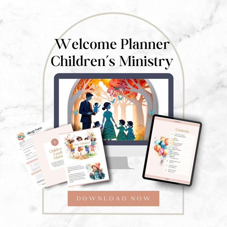 Welcome Pack for Children’s Ministry - Etsy