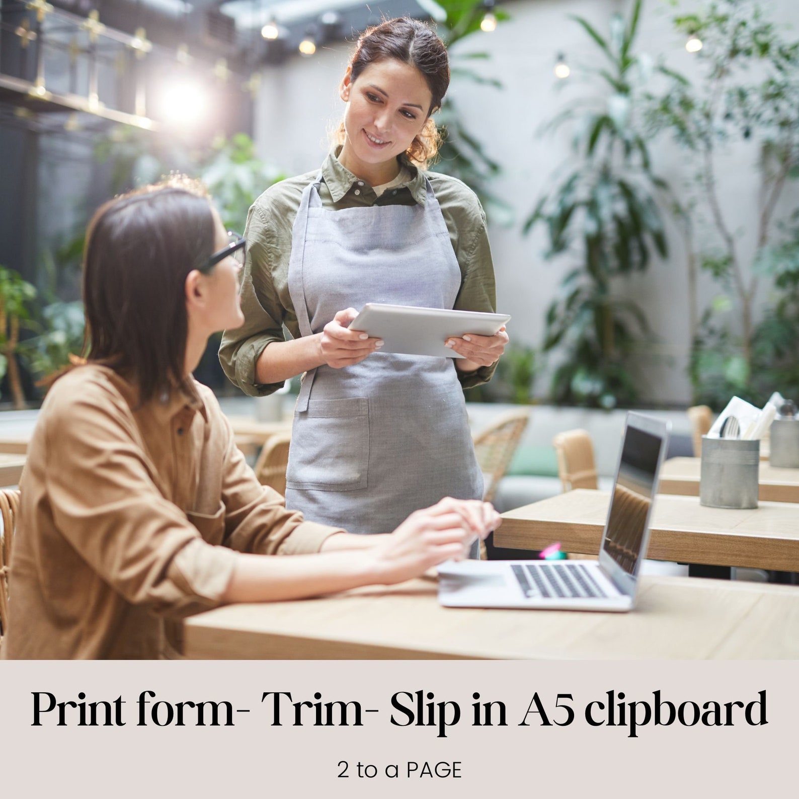 Simple Cafe Order Form - Etsy